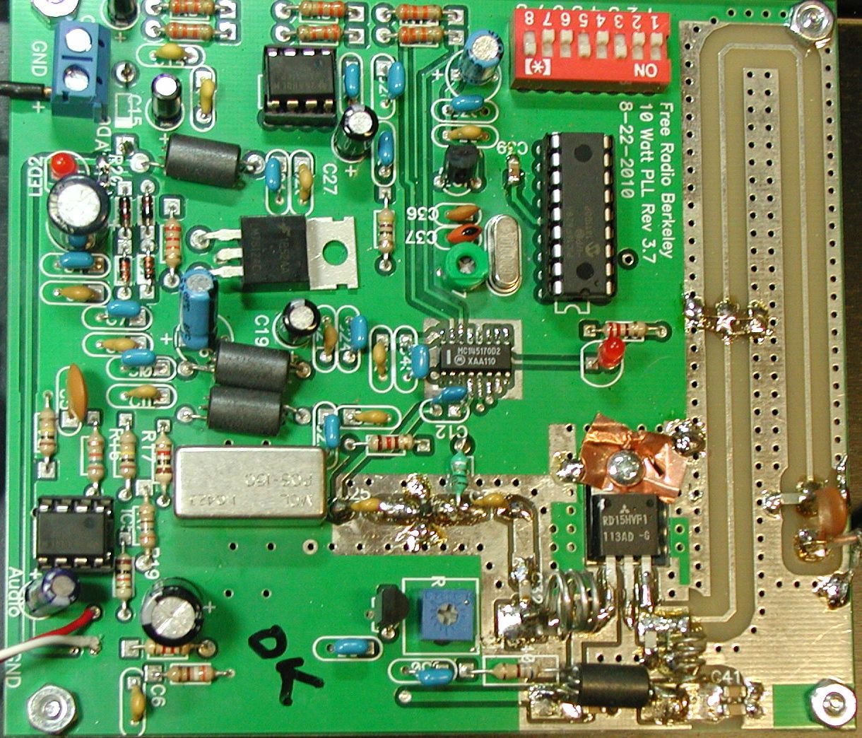 10 Watt Mono FM Broadcast Transmitter/Exciter from freeradio on Tindie 10 Watt Mono FM Broadcast Transmitter/Exciter from freeradio on Tindie